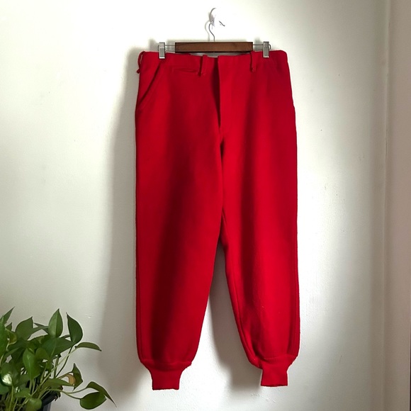 Vintage | Pants | Vintage Red Pants | Poshmark